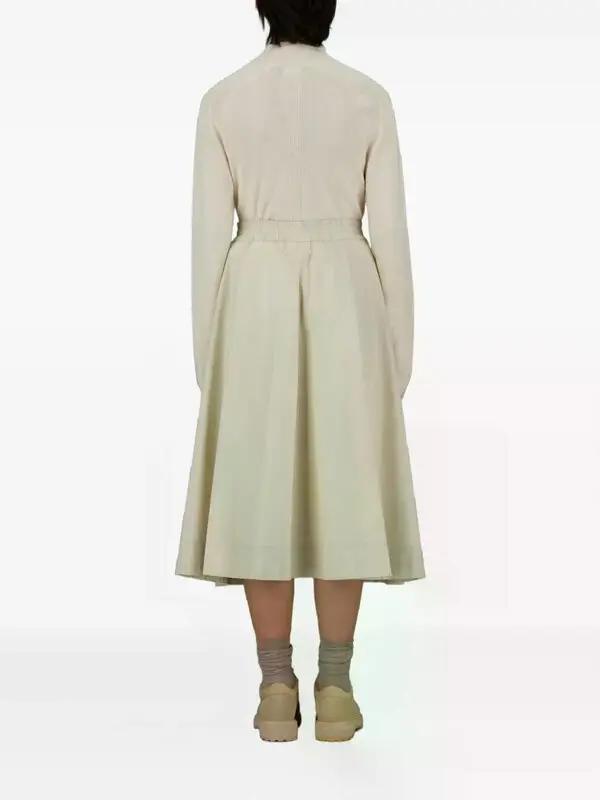 Herno Pleated A-line Skirt With Pockets