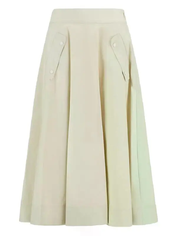 Herno Pleated A-line Skirt With Pockets