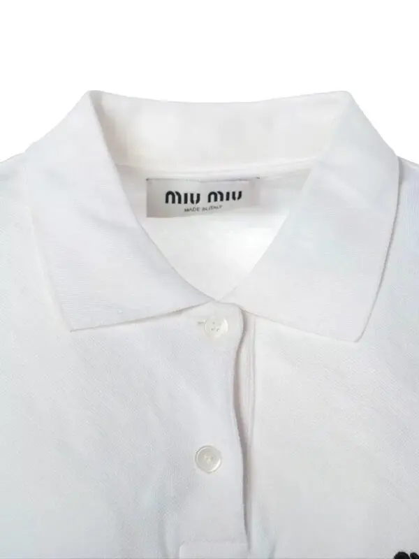 Miu Miu Logo Polo Shirt