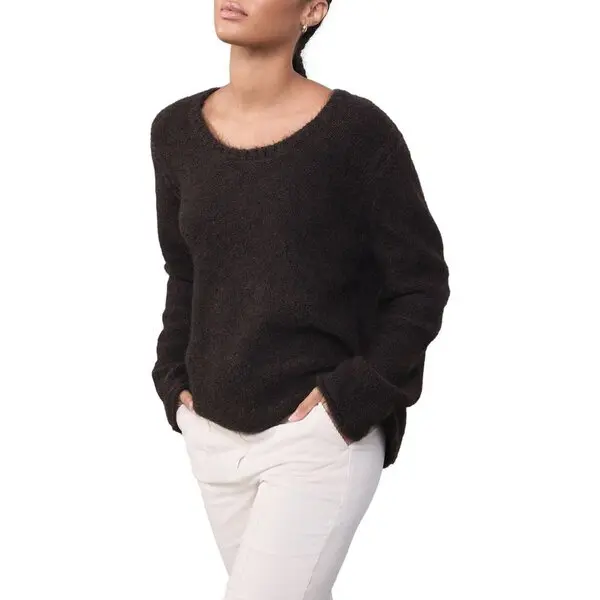 NEXT Scoop Neck Sweater - Brown