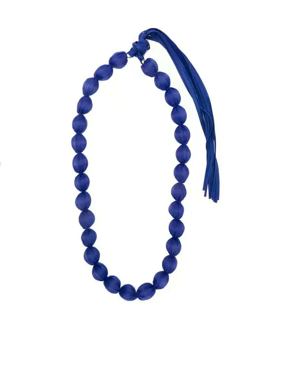 Issey Miyake Shibori Necklace - Blue