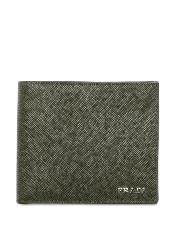 Prada Saffiano Leather Wallet - Green
