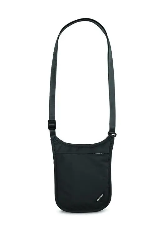 PACSAFE Rfid Blocking Neck Pouch - Black