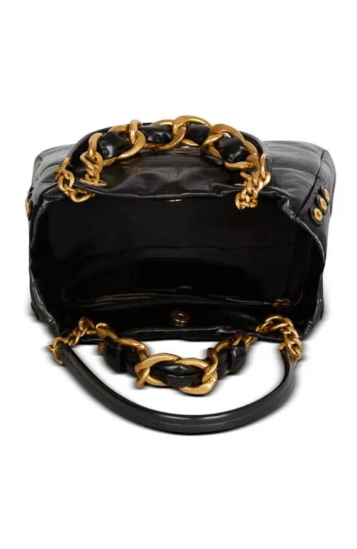 Balmain 1945 Soft Cabas Small Tote - Black