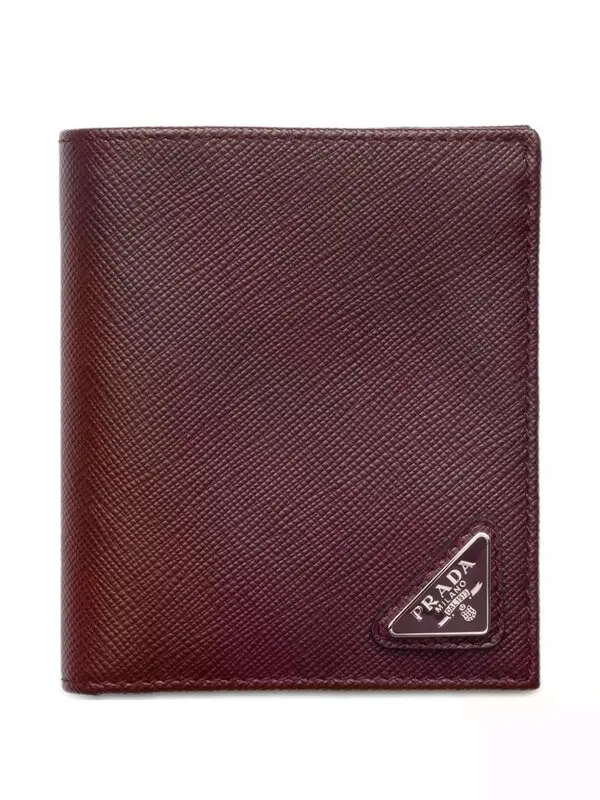 Prada Saffiano Leather Wallet - Red