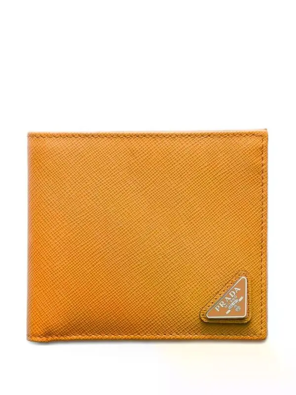 Prada Saffiano-leather Wallet - Orange