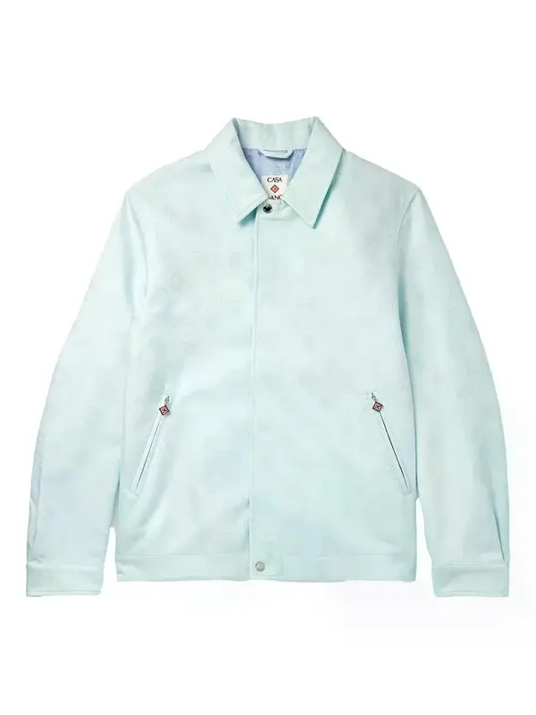 Casablanca Collared Motif Blouson Jacket