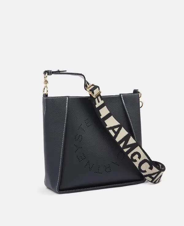 Stella McCartney Logo Square Crossbody Bag - Black