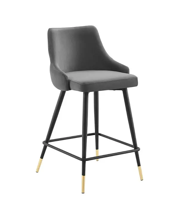 MODWAY Adorn Performance Velvet Counter Stool