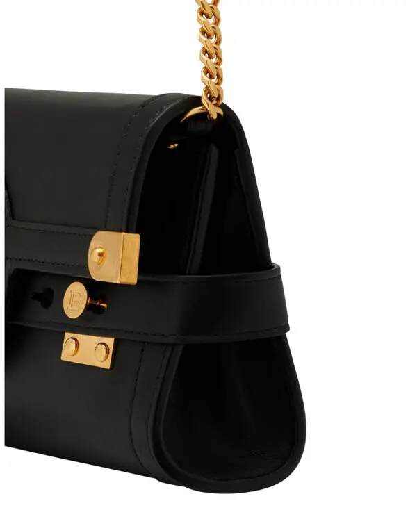 Balmain B-buzz 23 Calfskin Pouch - Black