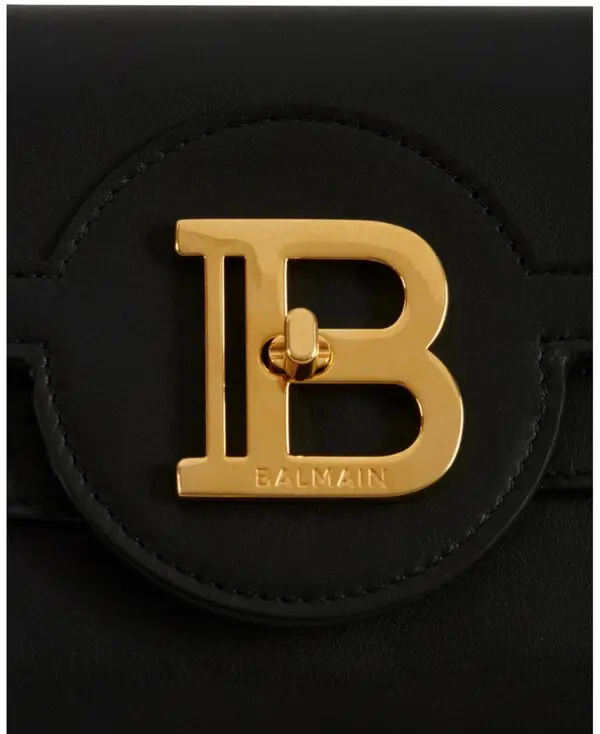 Balmain B-buzz 23 Calfskin Pouch - Black