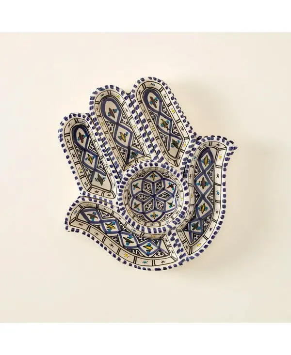 UNCOMMON GOODS Hamsa Mezze Server Kamsah
