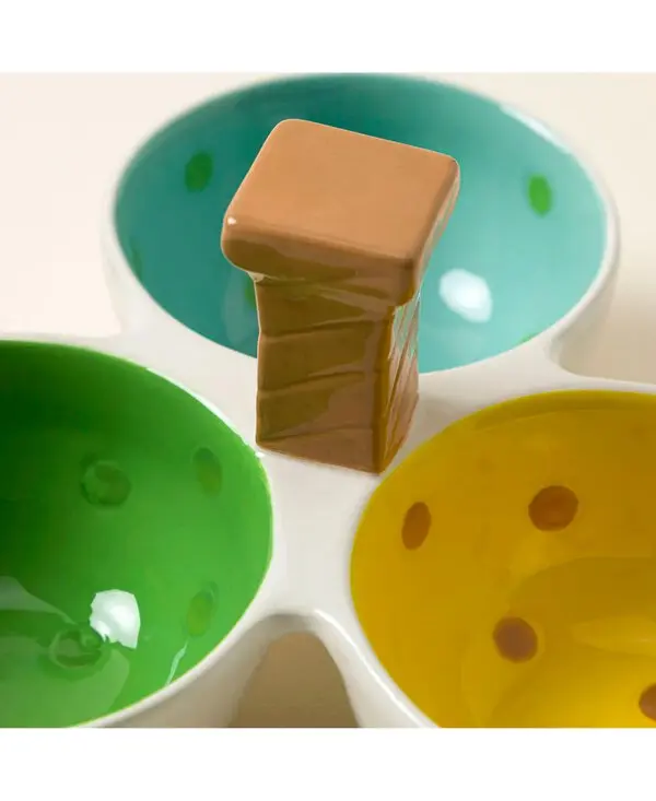UNCOMMON GOODS Pickleball Snack Bowl Server