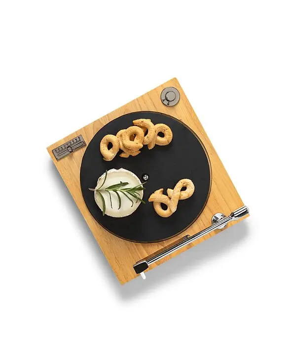 UNCOMMON GOODS Turntable Cheeseboard - Brown