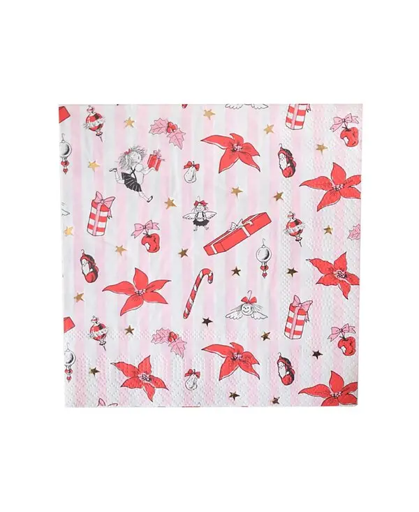 JOLLITY & CO Eloise At The Plaza Christmas Large Paper Napkins, Set Of 16 - Multicolor