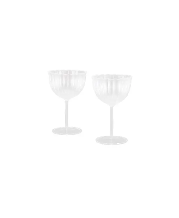 FLECK Kira Stemware Coupes Set Of 2