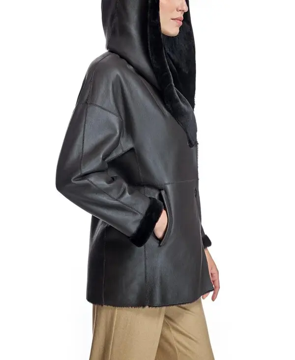 MAXIMILIAN Reversible Nappa Shearling Jacket