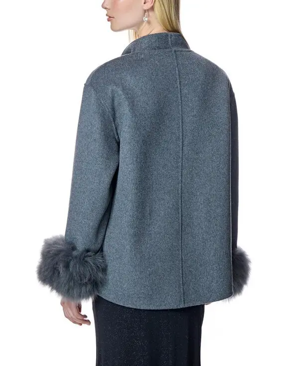 MAXIMILIAN Wool Jacket - Grey/grey