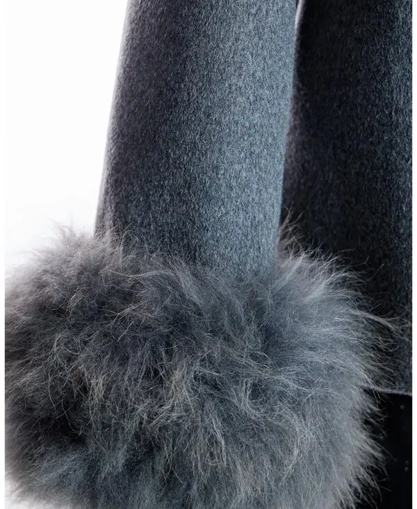 MAXIMILIAN Wool Jacket - Grey/grey