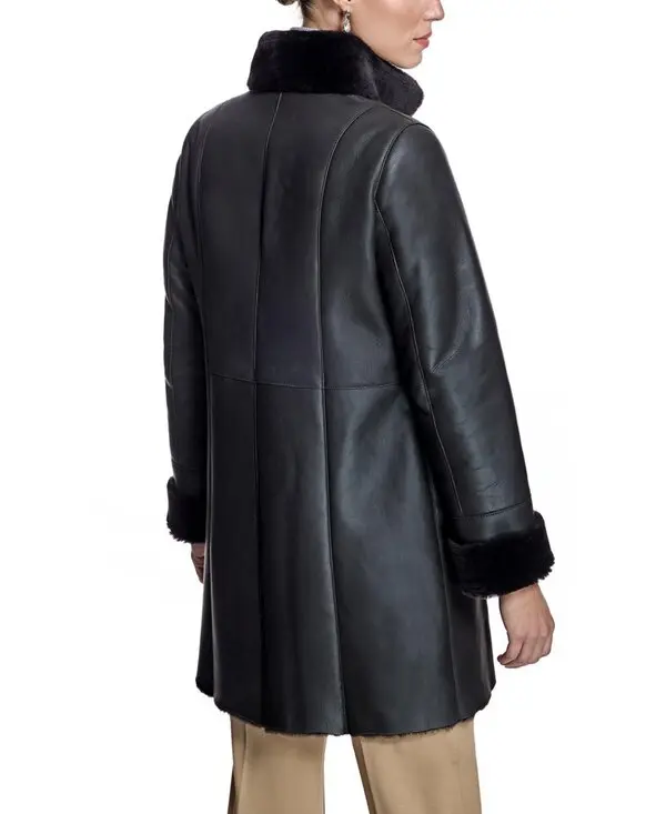 MAXIMILIAN Nappa Shearling Coat