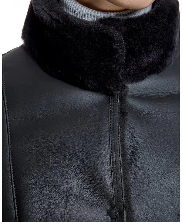 MAXIMILIAN Nappa Shearling Coat