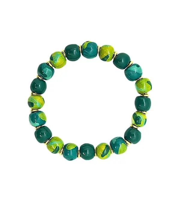KAZURI Beaded Amulet Bracelet - Dreamscape