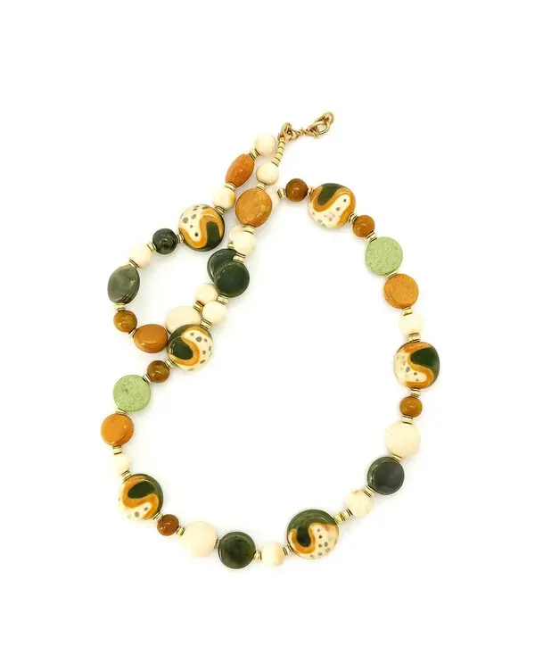 KAZURI Beaded Necklace - Namib