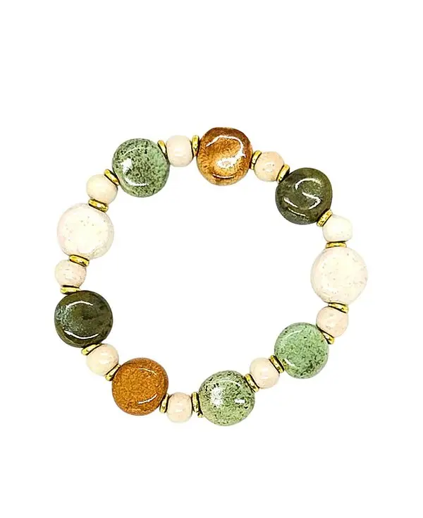 KAZURI Beaded Bracelet - Namib