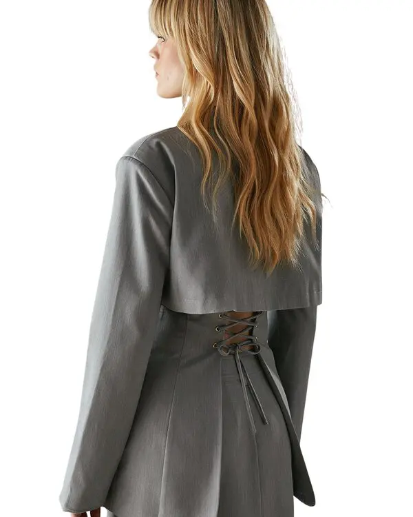 WAREHOUSE Lace Up Blazer