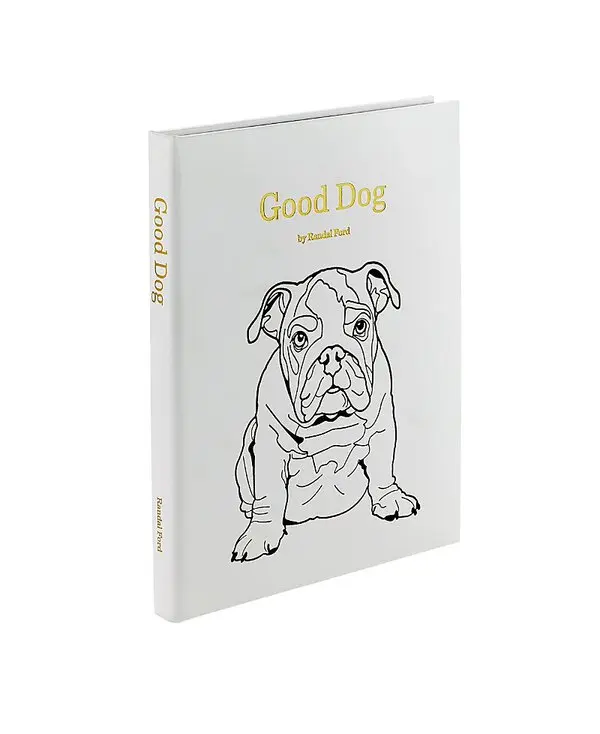 GRAPHIC IMAGE Good Dog Leather Bound Book - Ivory