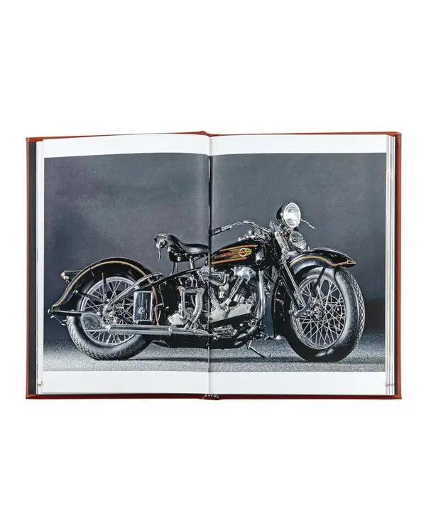 GRAPHIC IMAGE The Story Of Harley Davidson Leather Bound Book
