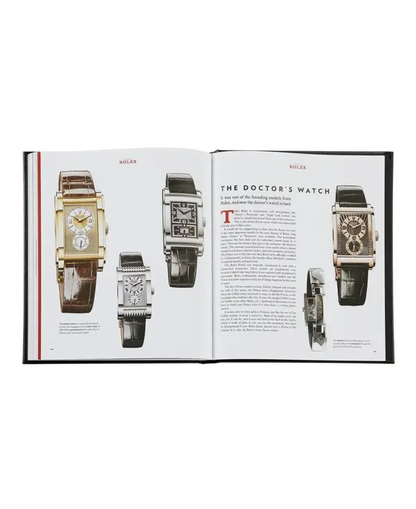 GRAPHIC IMAGE The Book Of Rolex Leather Bound Book