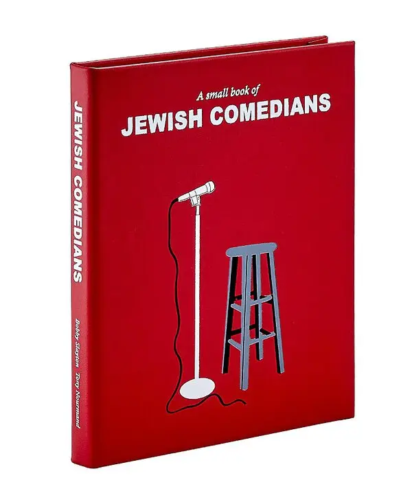GRAPHIC IMAGE A Small Book Of Jewish Comedians Leather Bound Book - Red