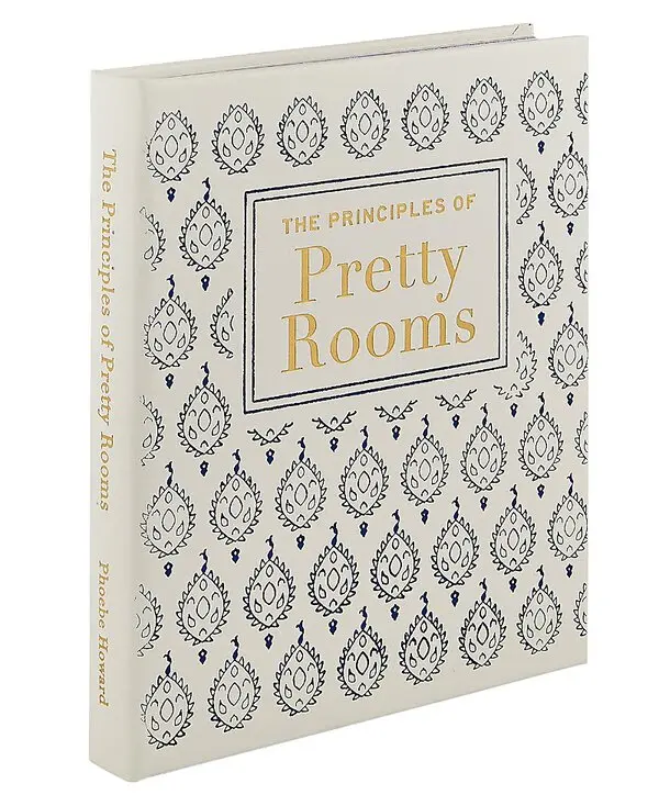 GRAPHIC IMAGE The Principles Of Pretty Rooms Leather Bound Book - Ivory