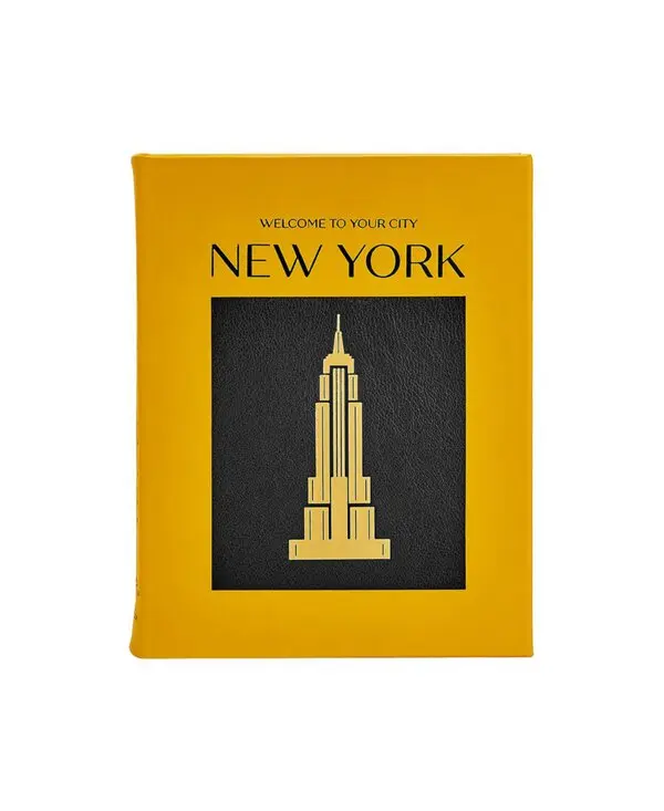 GRAPHIC IMAGE Trope New York Leather Bound Book