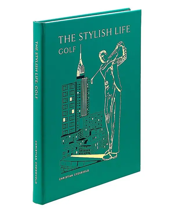 GRAPHIC IMAGE The Stylish Life: Golf Leather Bound Book - Emerald