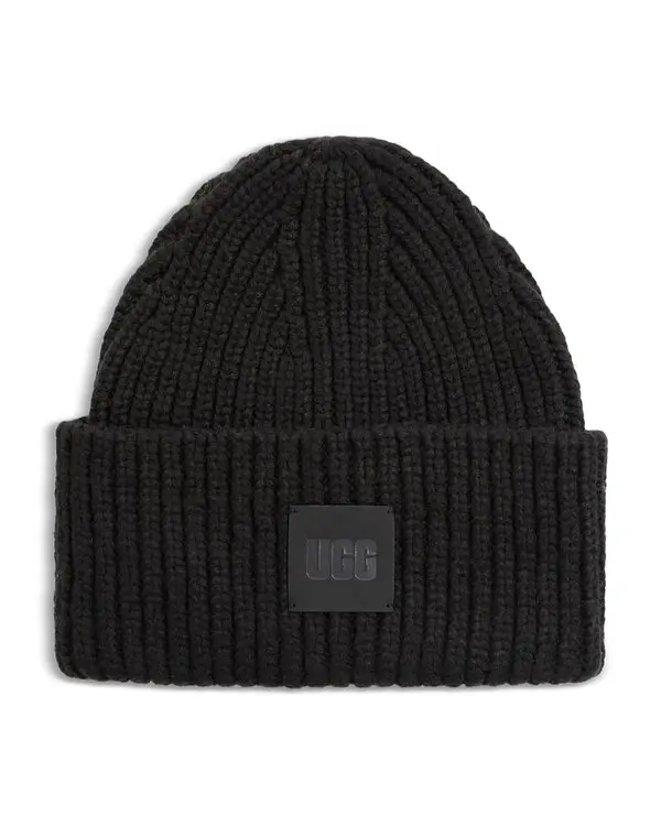 UGG Chunky Ribbed Beanie - Black