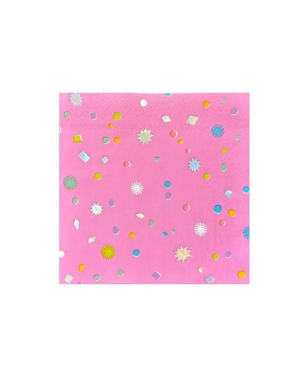 JOLLITY & CO It's A Birthday Confetti Large Paper Napkins, Set Of 16 - Multicolor