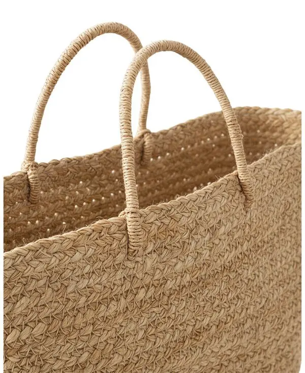 INDEGO AFRICA Braided Raffia Tote - Natural