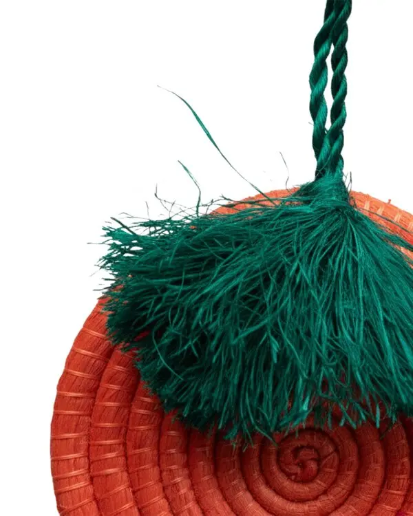 INDEGO AFRICA Fruit Slices Bag Charm - Orange
