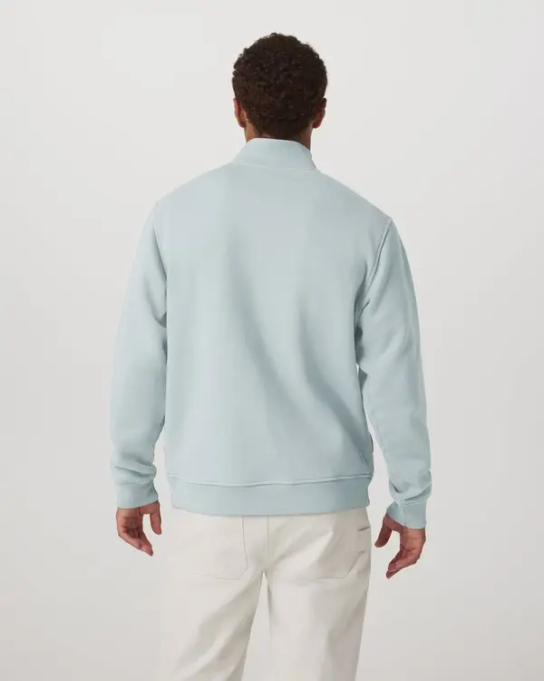 Vuori Seaside Half Zip Jacket - Blue Haze