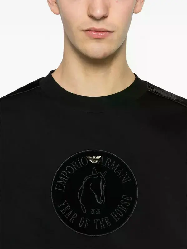 Emporio Armani Logo-patch Sweatshirt