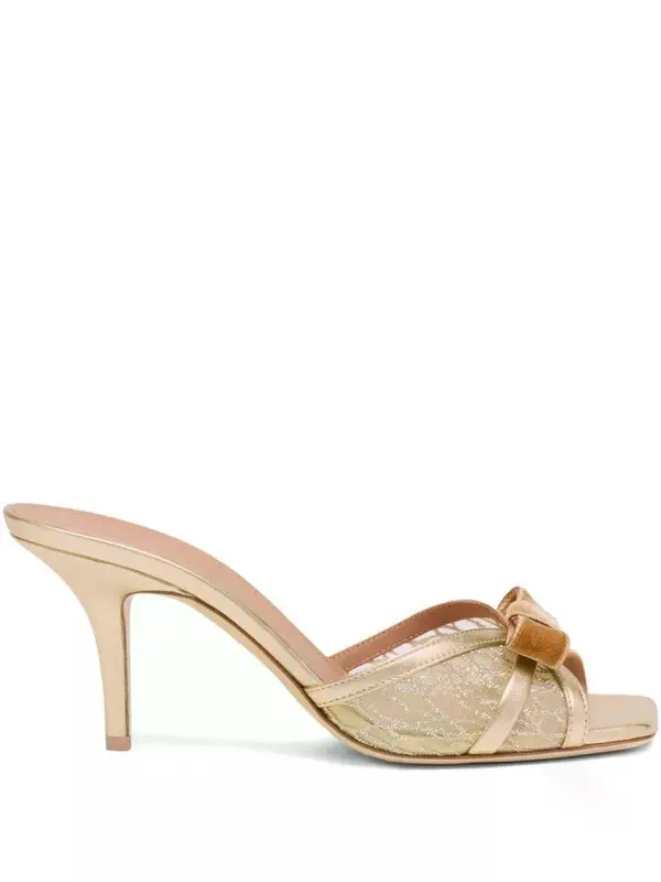 MALONE SOULIERS 70mm Perla Velvet-bow Sandals