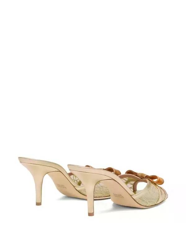 MALONE SOULIERS 70mm Perla Velvet-bow Sandals