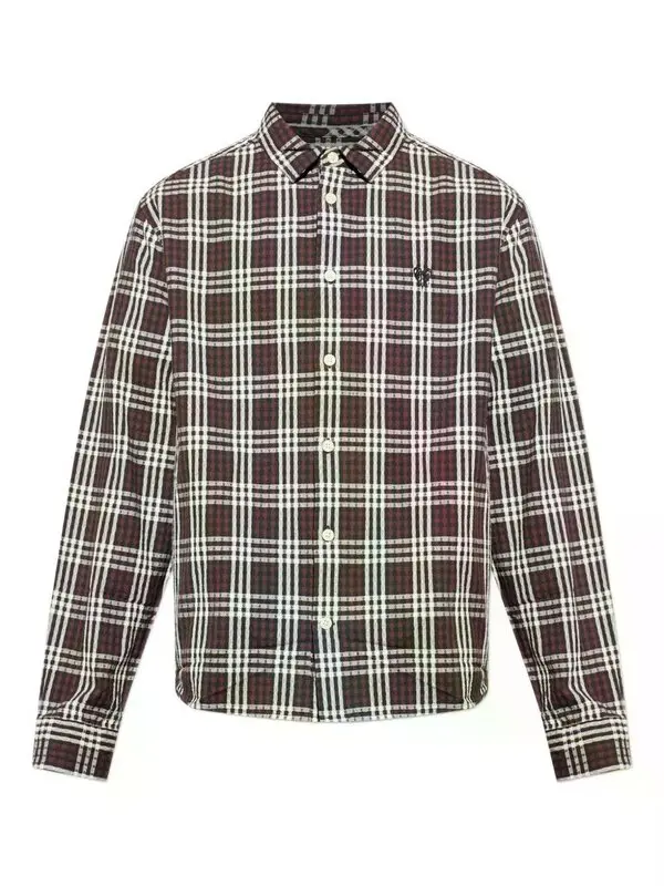 ALLSAINTS Santiago Checked Long-sleeve Shirt