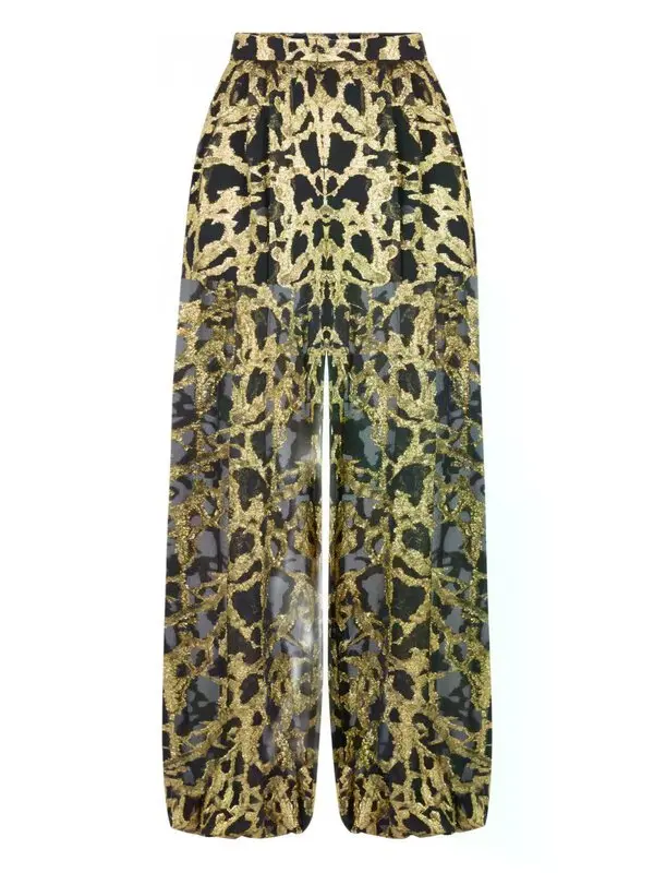 Nina Ricci Printed Palazzo Pants