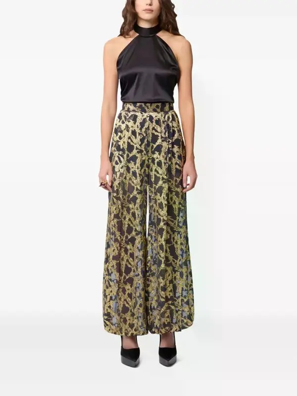 Nina Ricci Printed Palazzo Pants