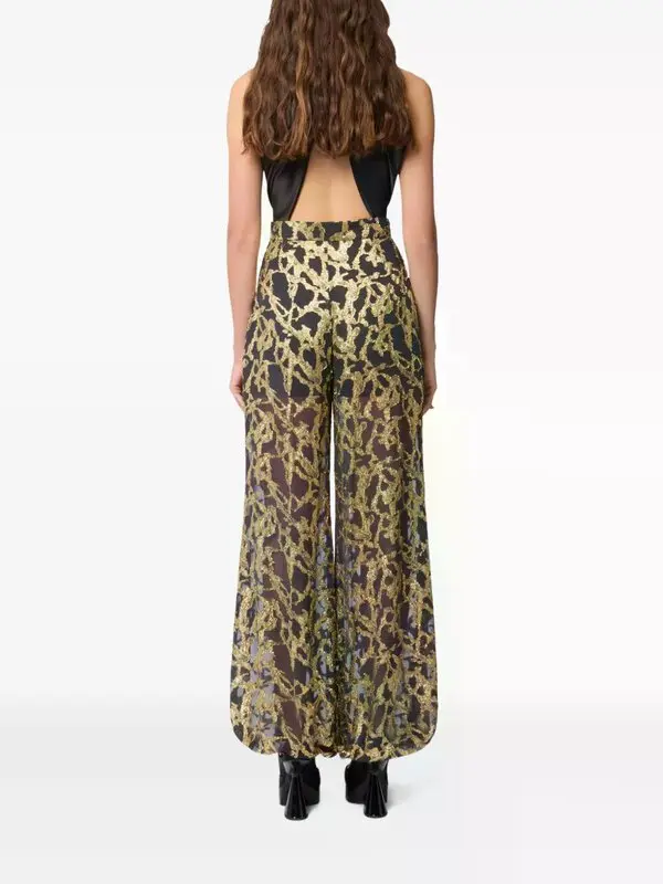 Nina Ricci Printed Palazzo Pants