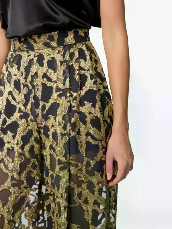 Nina Ricci Printed Palazzo Pants