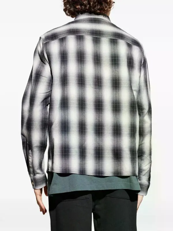 ALLSAINTS Holborn Checked Long-sleeve Shirt - Black